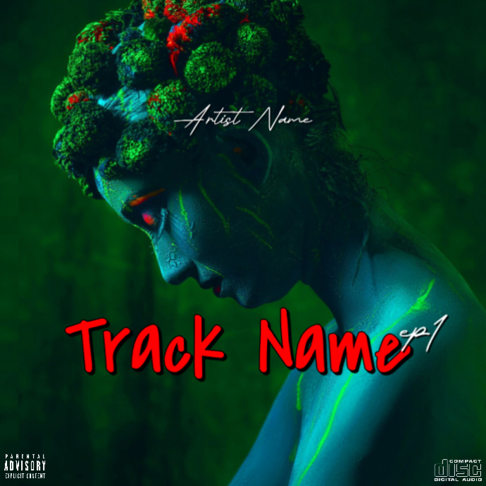 CD mixtape song album cover art work template | PosterMyWall