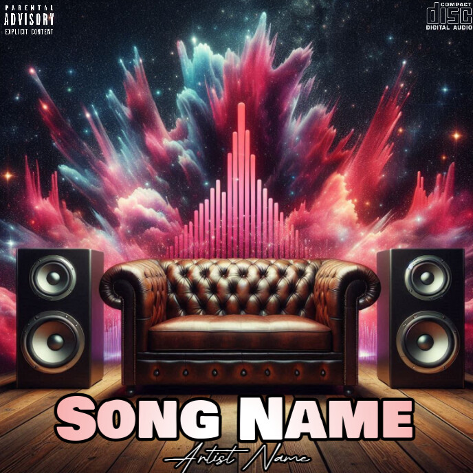 CD mixtape song album cover art work template | PosterMyWall