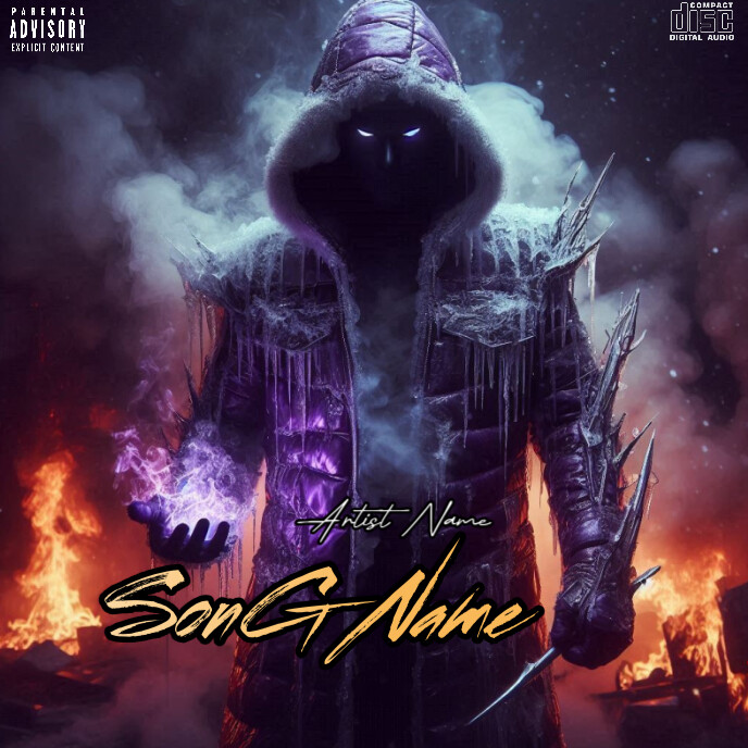 CD mixtape song album cover art work template | PosterMyWall