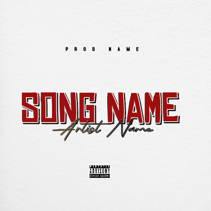 Cd mixtape Song album cover art work template | PosterMyWall