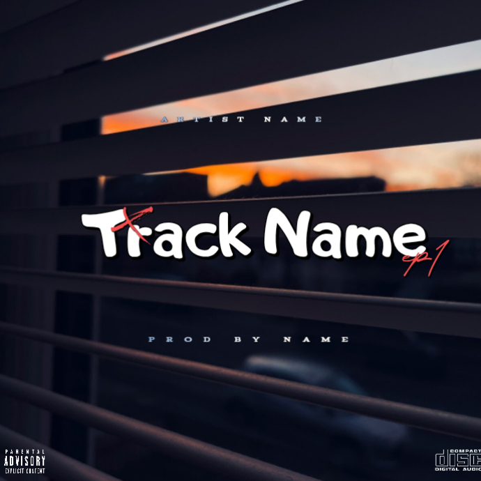 Plantilla de CD mixtape song album cover art work template | PosterMyWall