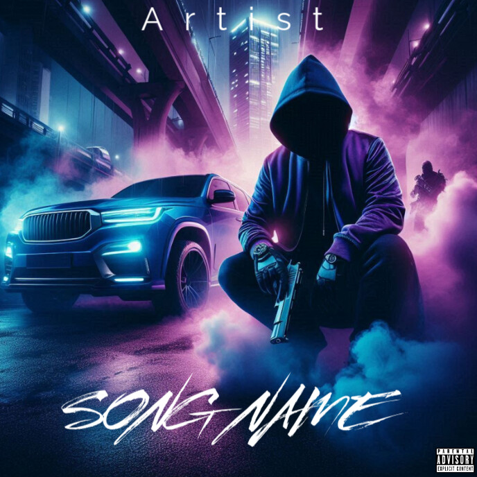 CD mixtape song album cover art work template | PosterMyWall