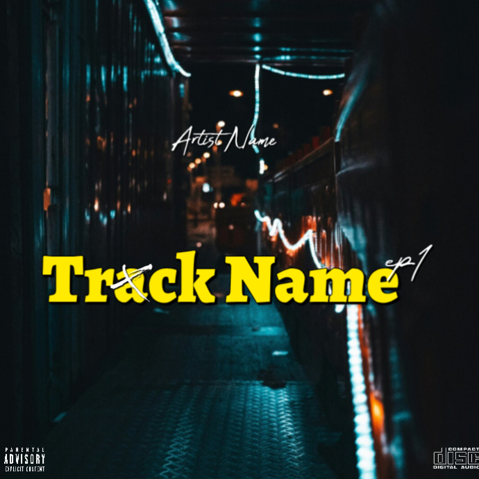 CD mixtape song album cover art work template | PosterMyWall