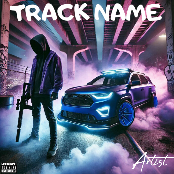 CD mixtape song album cover art work template | PosterMyWall