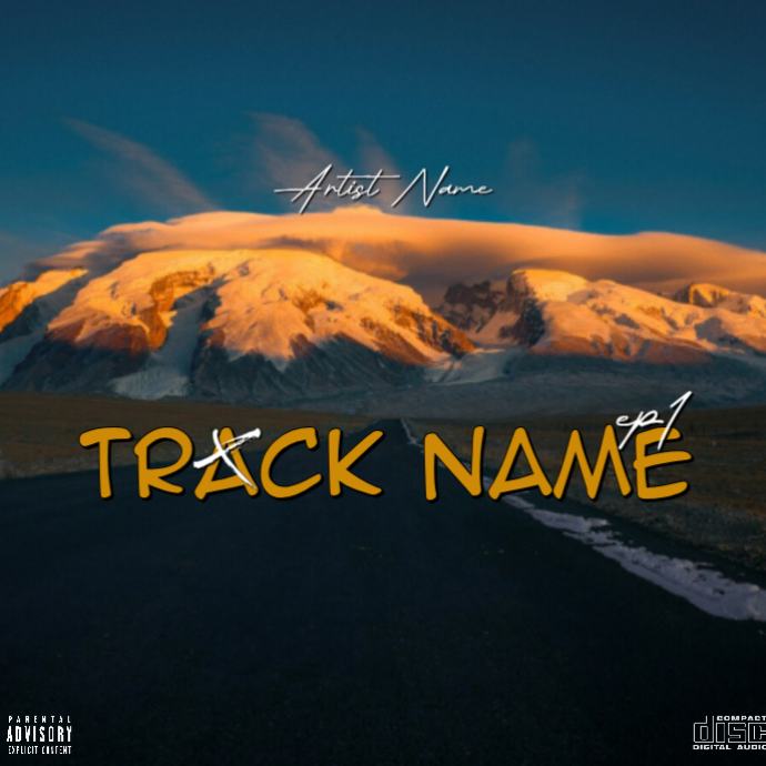 CD mixtape song album cover art work template | PosterMyWall