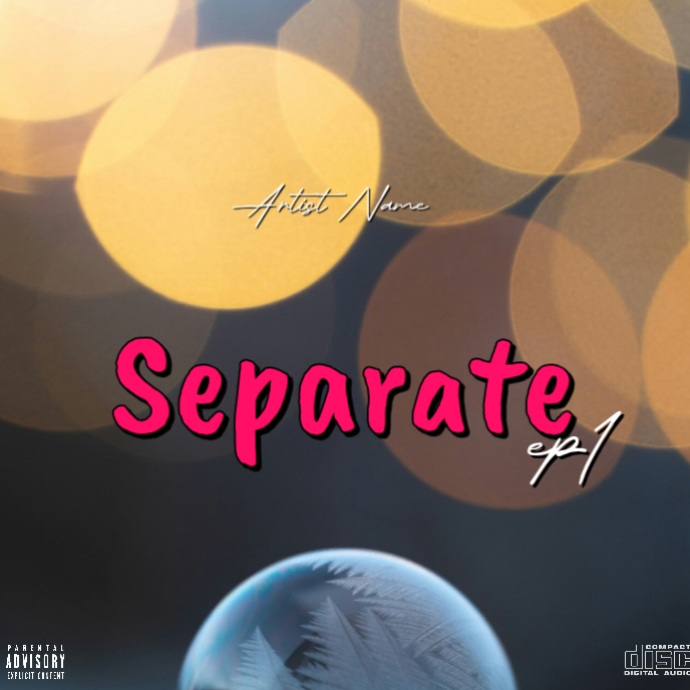 CD mixtape song album cover art work template | PosterMyWall