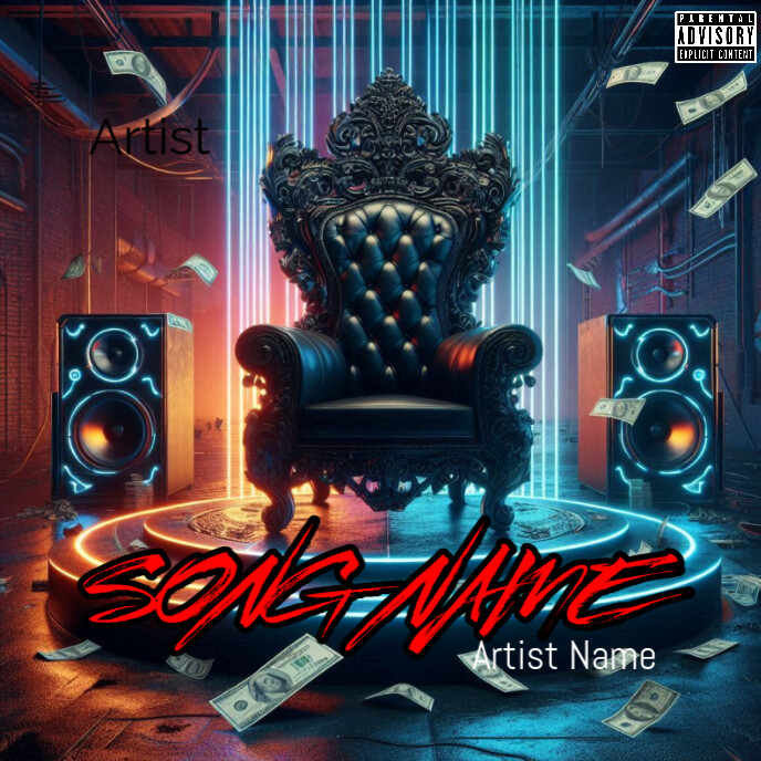 CD mixtape song album cover art work template | PosterMyWall