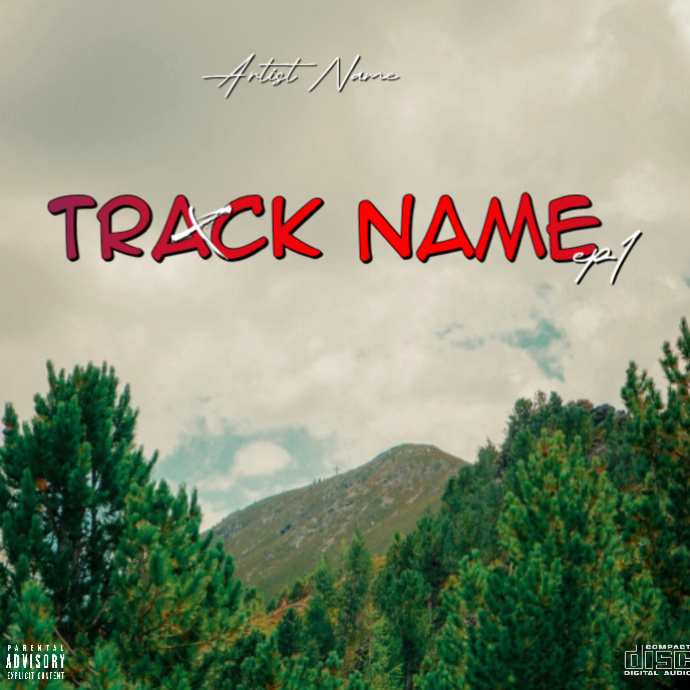 CD mixtape song album cover art work template | PosterMyWall