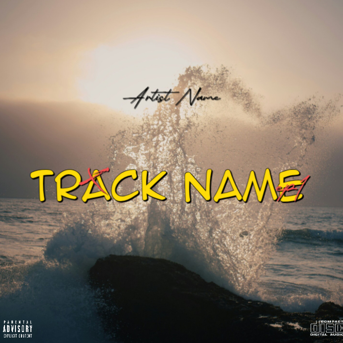 CD mixtape song album cover art work template | PosterMyWall