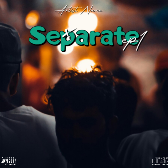 CD mixtape song album cover art work template | PosterMyWall