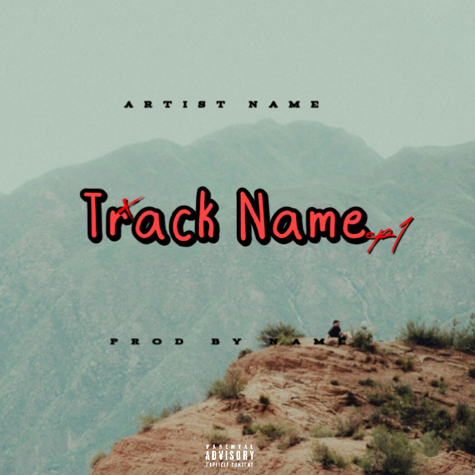 Plantilla de CD mixtape song album cover art work template | PosterMyWall