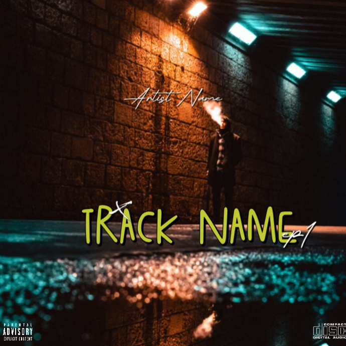 CD mixtape song album cover art work template | PosterMyWall