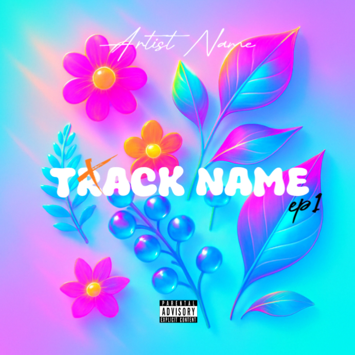 CD mixtape song album cover art work template | PosterMyWall