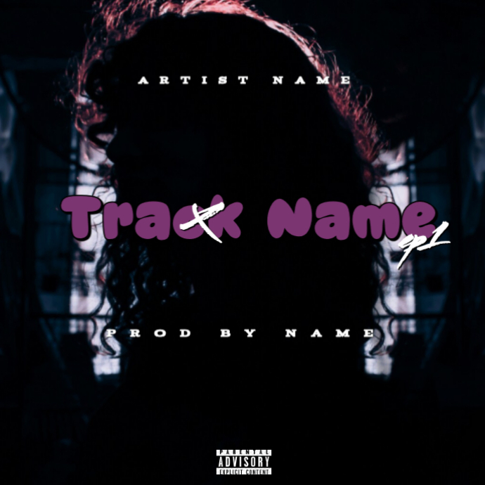CD mixtape song album cover art work template เทมเพลต | PosterMyWall