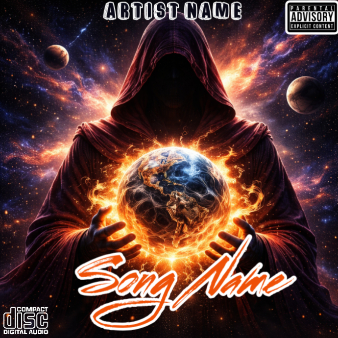 CD Mixtape / Song Album Cover Artwork Template | PosterMyWall