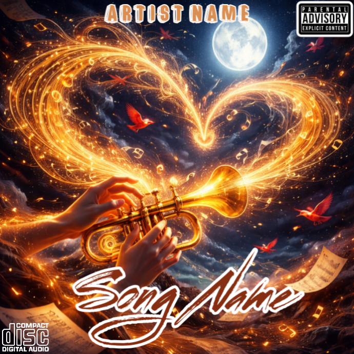 CD Mixtape / Song Album Cover Artwork Template | PosterMyWall