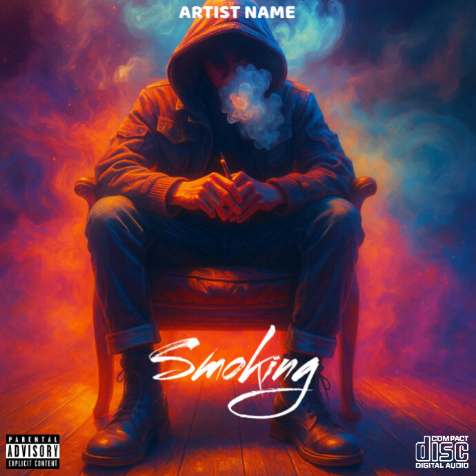 CD Mixtape/Song Album Cover Artwork Template | PosterMyWall