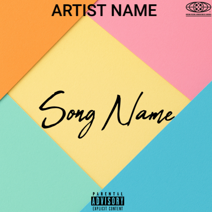 CD Mixtape/Song Album Cover Artwork Template | PosterMyWall