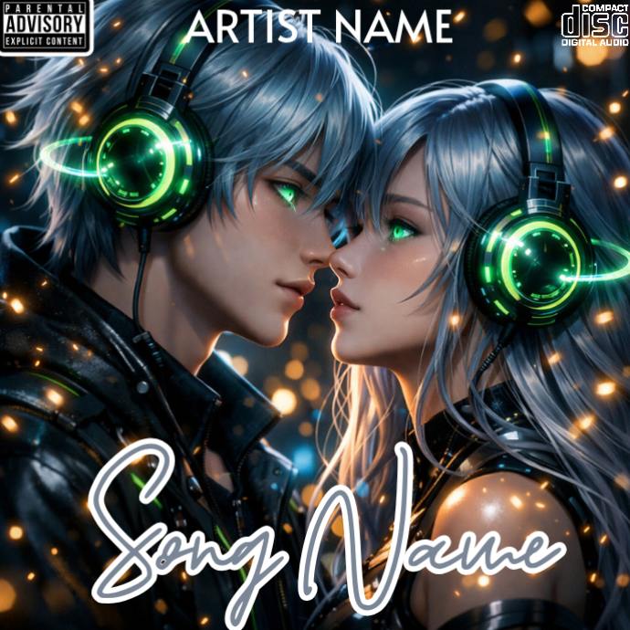 CD Mixtape/Song Album Cover Artwork Template | PosterMyWall