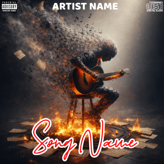 Plantilla de CD Mixtape/Song Album Cover Artwork Template | PosterMyWall