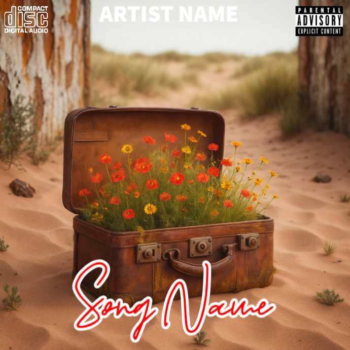 CD Mixtape/Song Album Cover Artwork Template | PosterMyWall