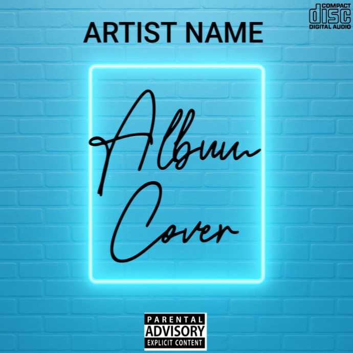 CD Mixtape/Song Album Cover Artwork Template | PosterMyWall