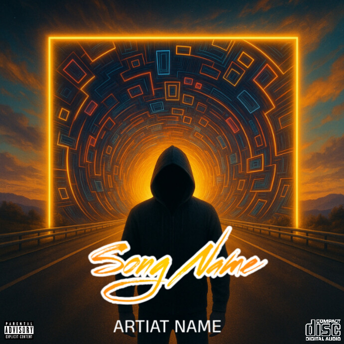 CD Mixtape Song Album Cover Artwork Template | PosterMyWall