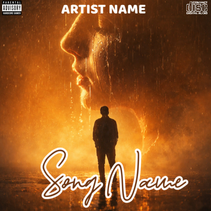 CD Mixtape/Song Album Cover Artwork Template | PosterMyWall