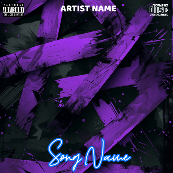 CD Mixtape/Song Album Cover Artwork Template | PosterMyWall