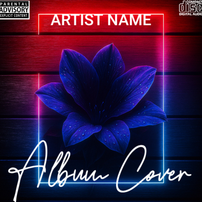 CD Mixtape/Song Album Cover Artwork Template | PosterMyWall