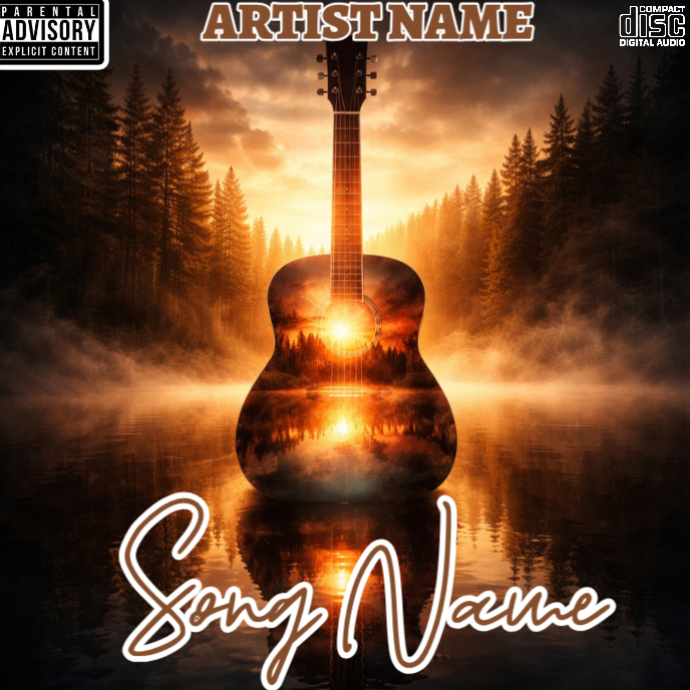 CD Mixtape/Song Album Cover Artwork Template | PosterMyWall