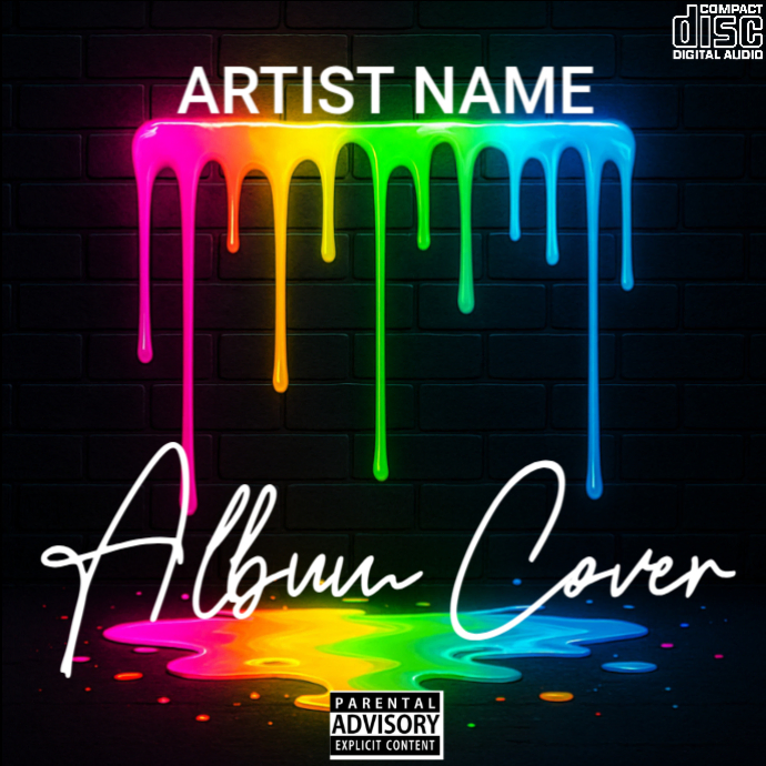 Plantilla de CD Mixtape/Song Album Cover Artwork Template | PosterMyWall