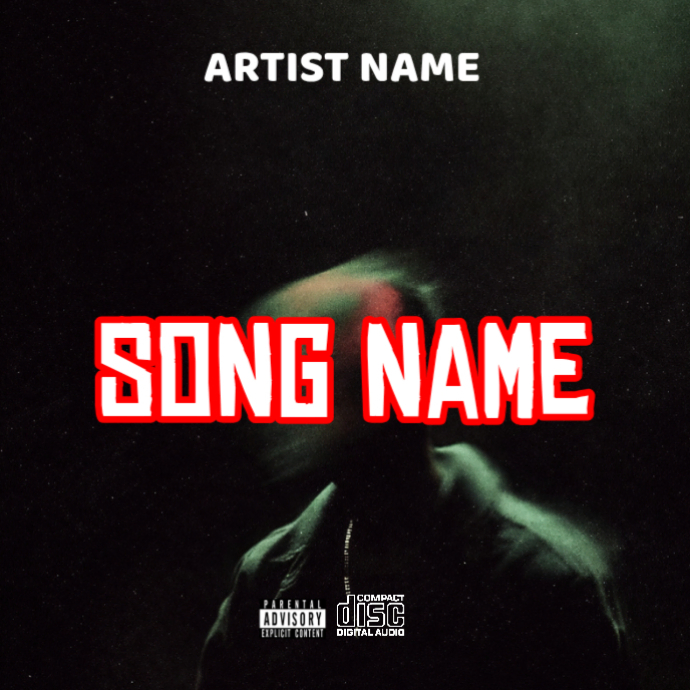 CD Mixtape/Song Album Cover Artwork Template | PosterMyWall