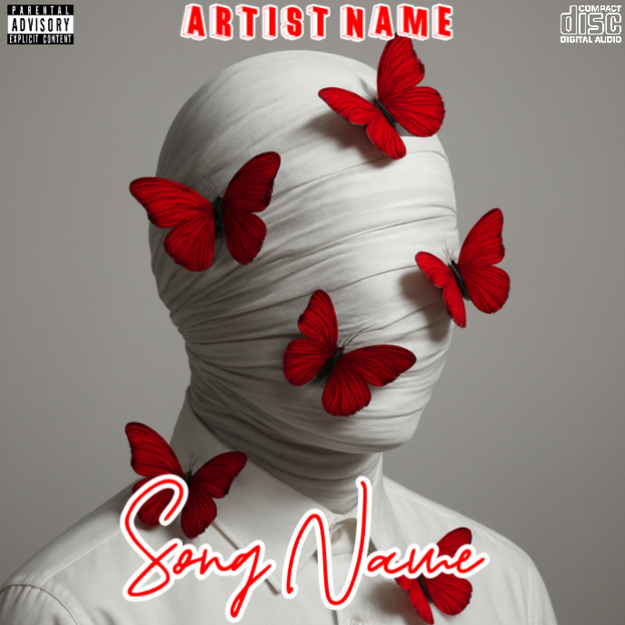 CD Mixtape/Song Album Cover Artwork Template | PosterMyWall