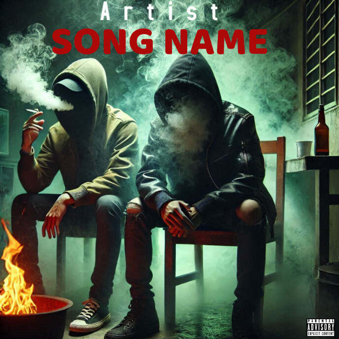 CD mixtape song cover art work template | PosterMyWall