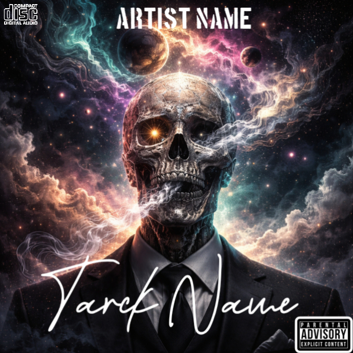 CD Mixtape/Tarck Album Cover Artwork Template | PosterMyWall