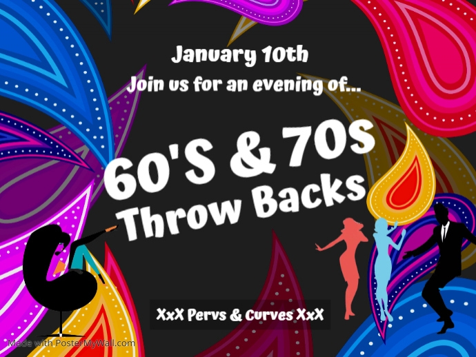 Copy of Copy of Copy of 60'S PARTY | PosterMyWall