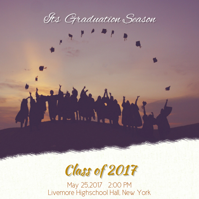 Graduation Instagram Post Template PosterMyWall graduation-instagram-post-template-postermywall