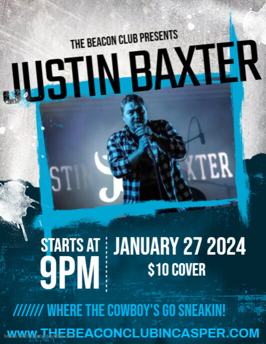Copy of Justin Baxter | PosterMyWall