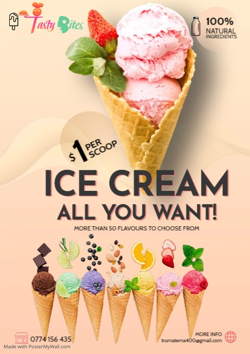 ice cream | PosterMyWall