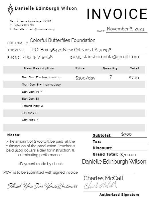 Modern Business Invoice Order Form Flyer | PosterMyWall