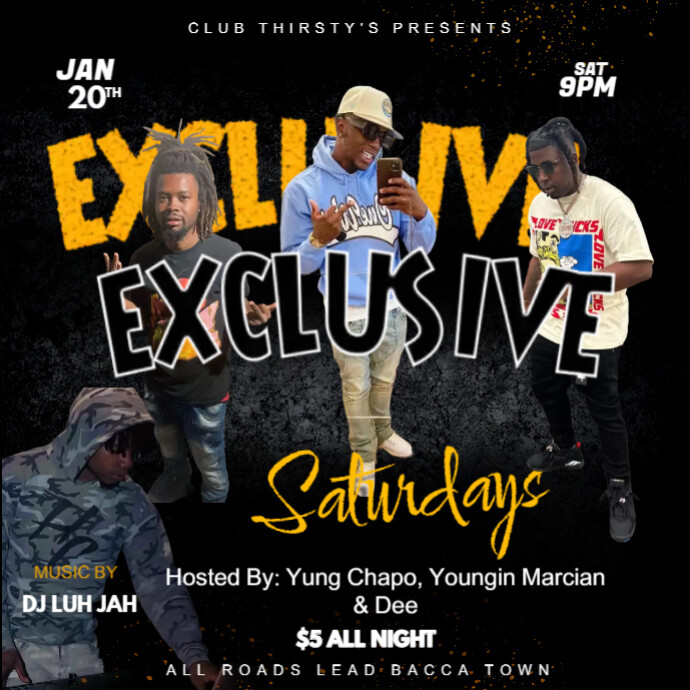 exclusive party | PosterMyWall