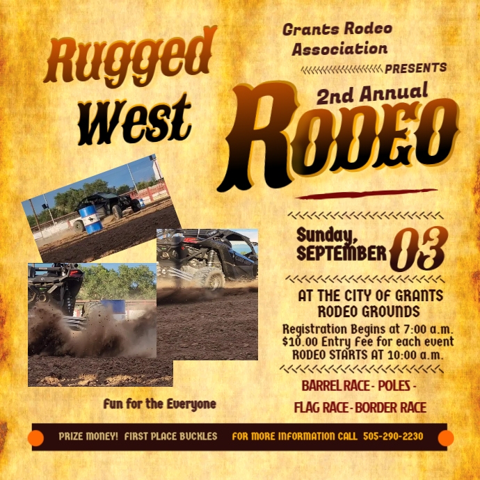 Rodeo Night Instagram Post | PosterMyWall
