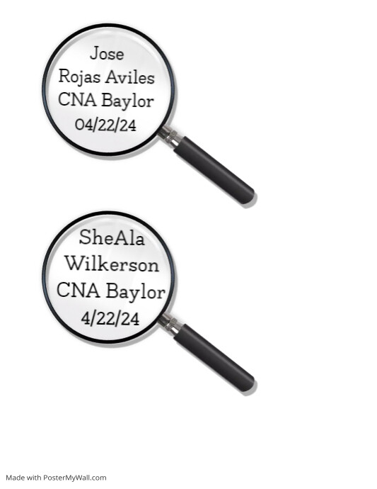 white paper magnifying glass thank you (2) | PosterMyWall