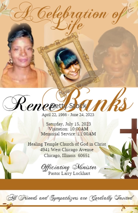Copy of Renee Banks Front Cover | PosterMyWall