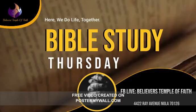 Church Bible Study | PosterMyWall