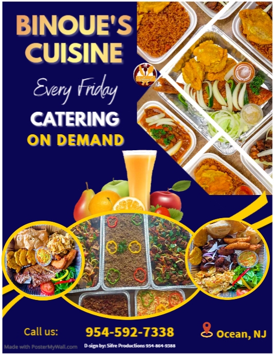 Local african cuisine flyer | PosterMyWall