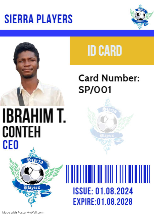 Copy of Student ID Card Template Design Vertical | PosterMyWall