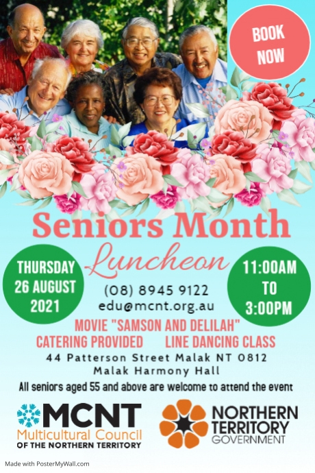 Copy of Seniors Month Luncheon 2021 | PosterMyWall