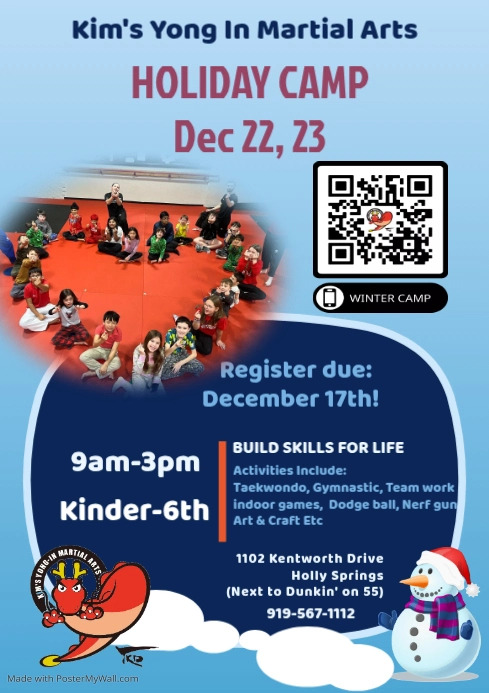 Copy of Kids Winter Camp Flyer | PosterMyWall